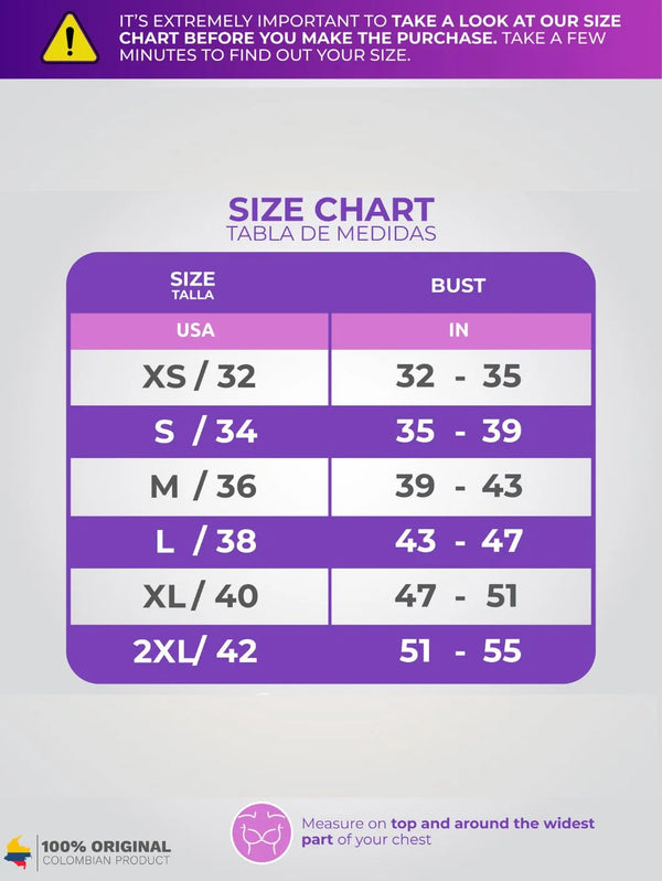 Post-Breast Augmentation & Mastectomy | Stage 1 Compression Bra | Fron ...